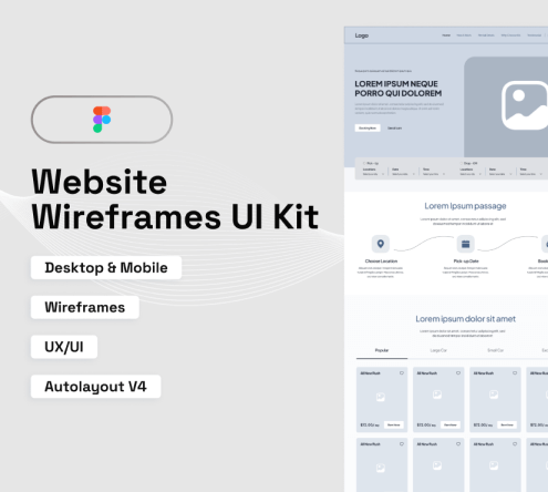 Lofi Wireframe Kit